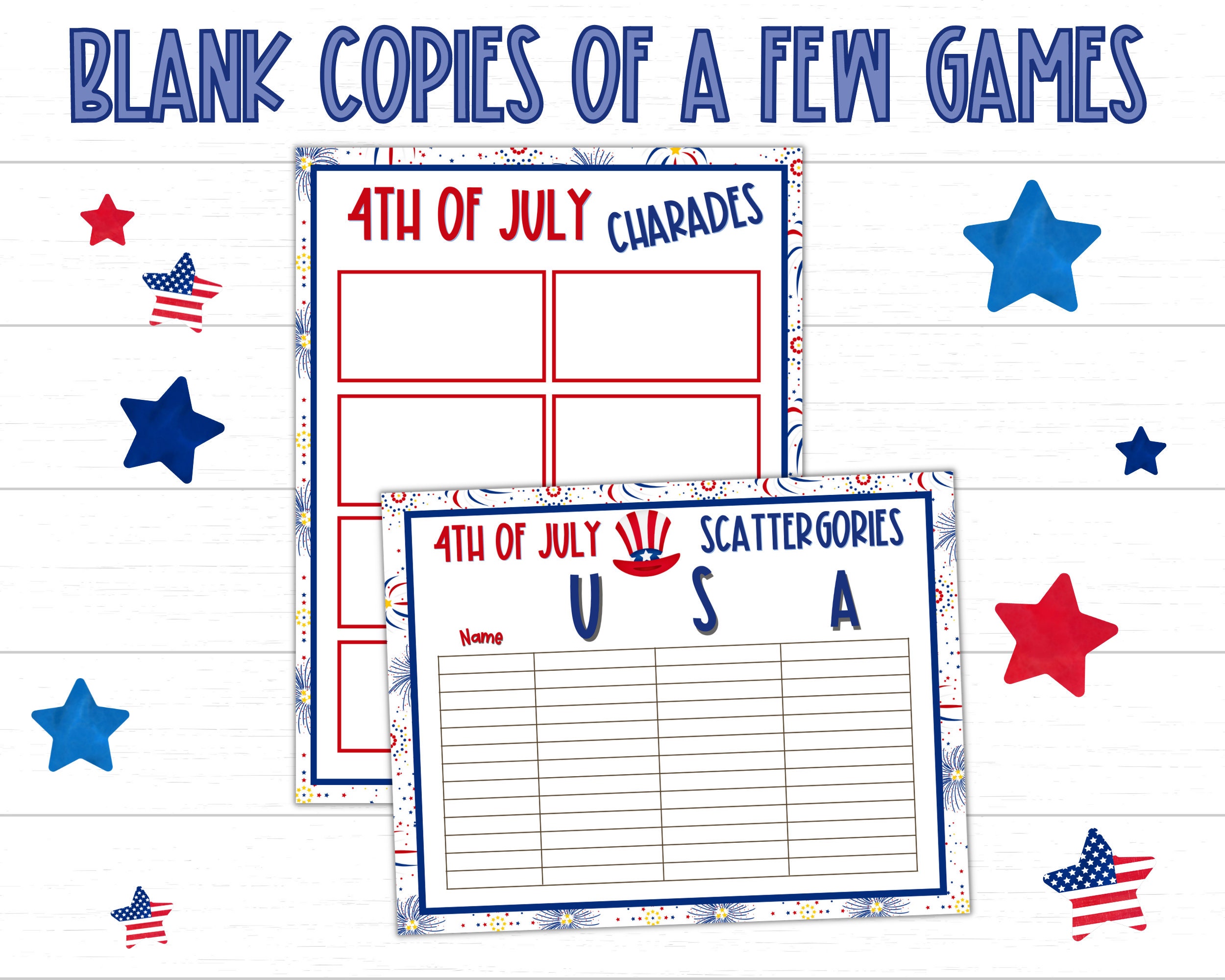 4th of July Games Independence Day Game 4th of July Party Games ...