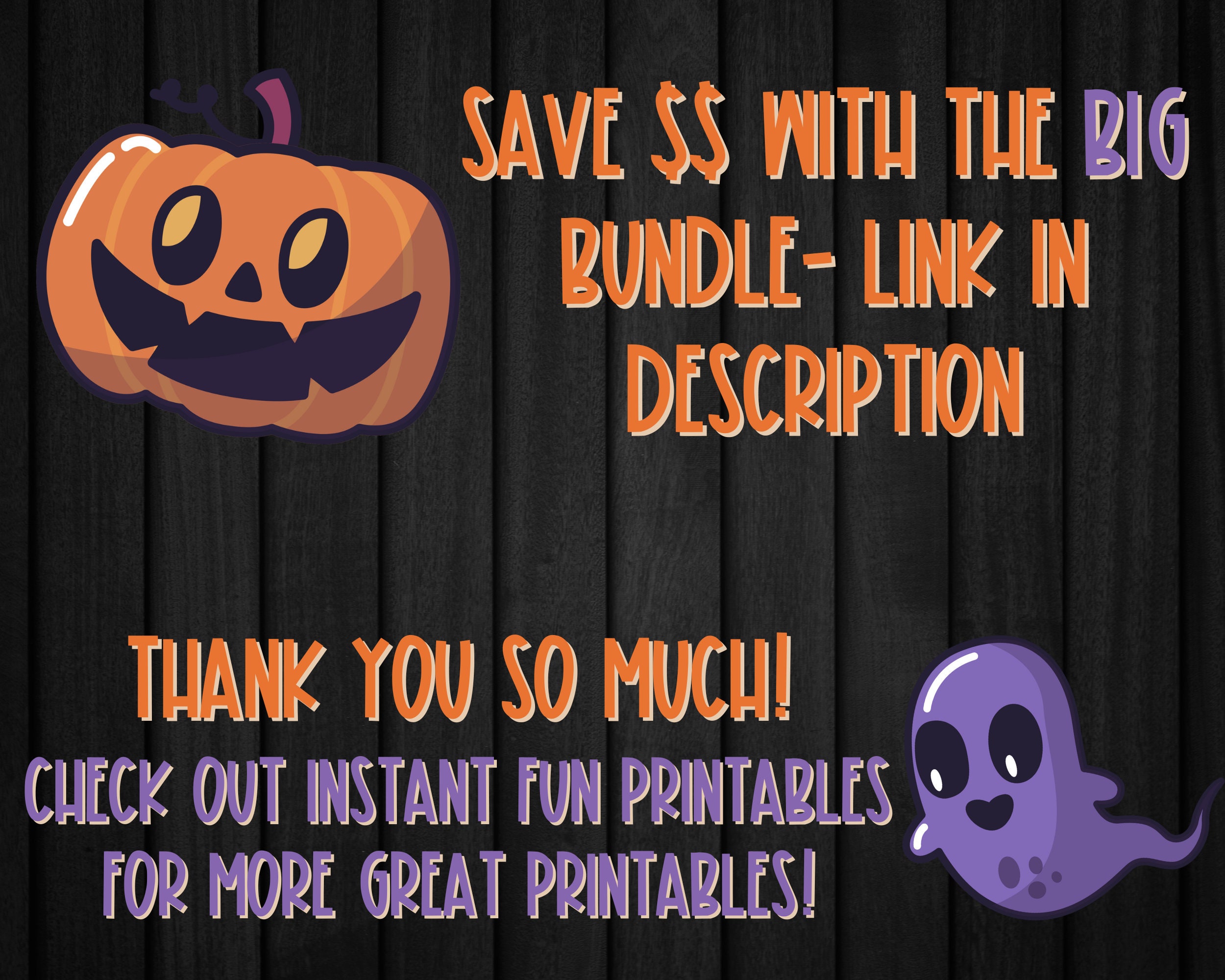 Kids Halloween Party Game, Halloween Party Games, Halloween Game Bundle ...
