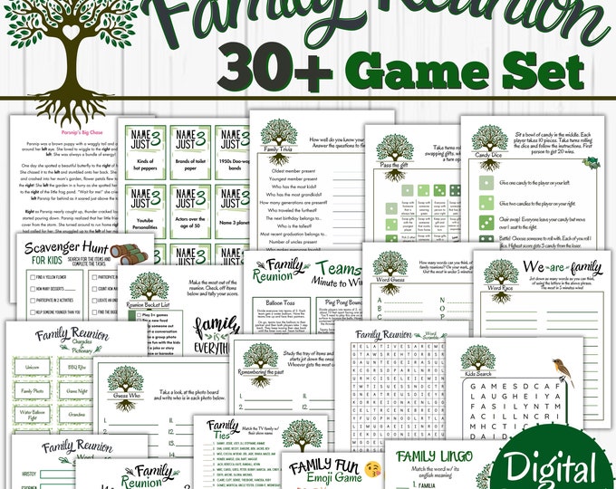Family Reunion Games | Reunion Games | Family Reunion Games Bundle ...