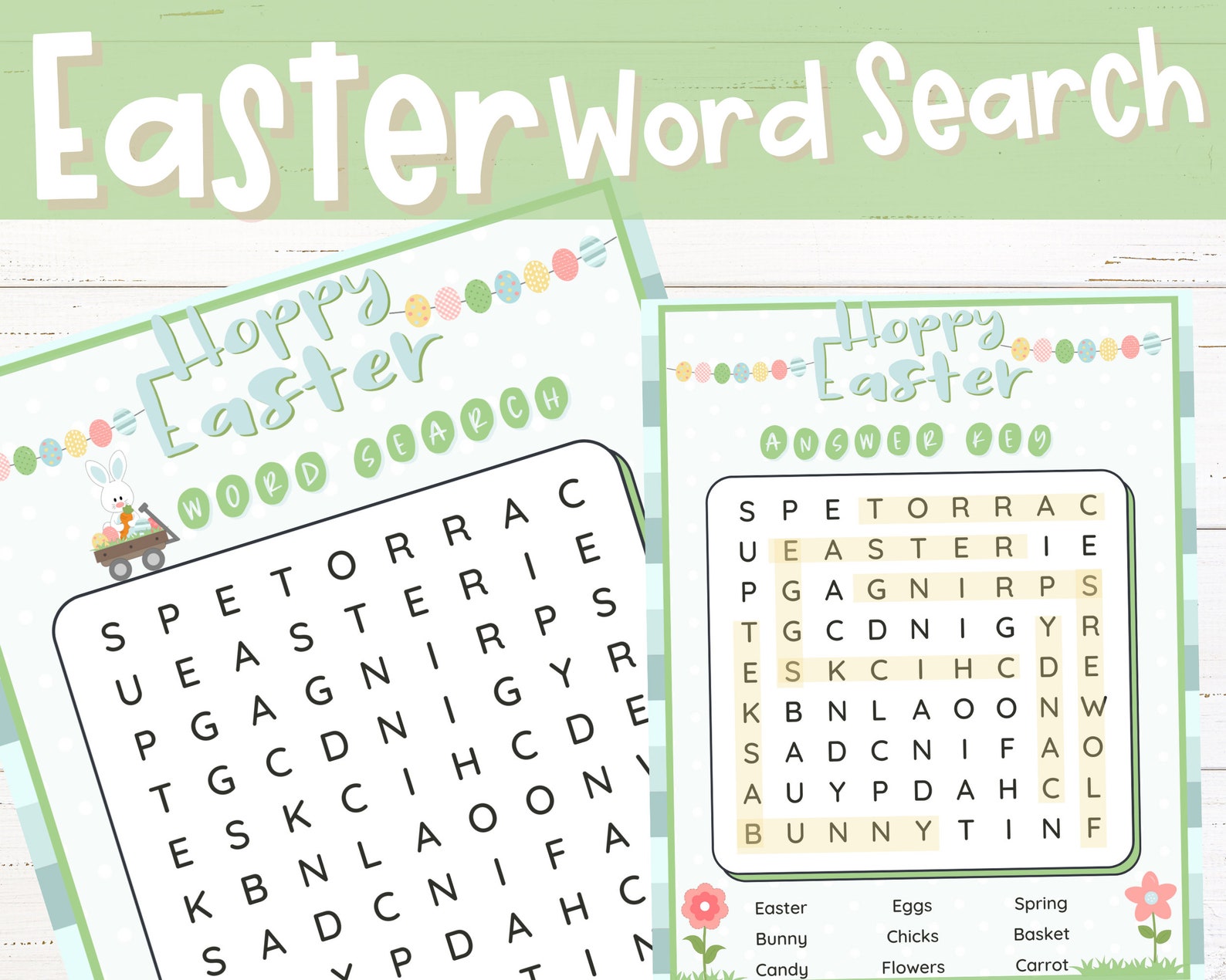 Easter Word Search | Easter Word Search for Kids | Easter Word Games ...