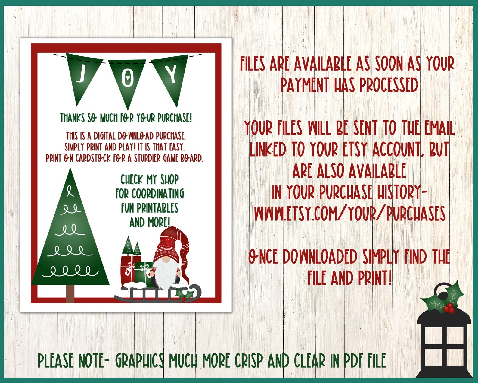 Christmas Stocking Stuffer Game Printable Scavenger Hunt Kid Holiday ...