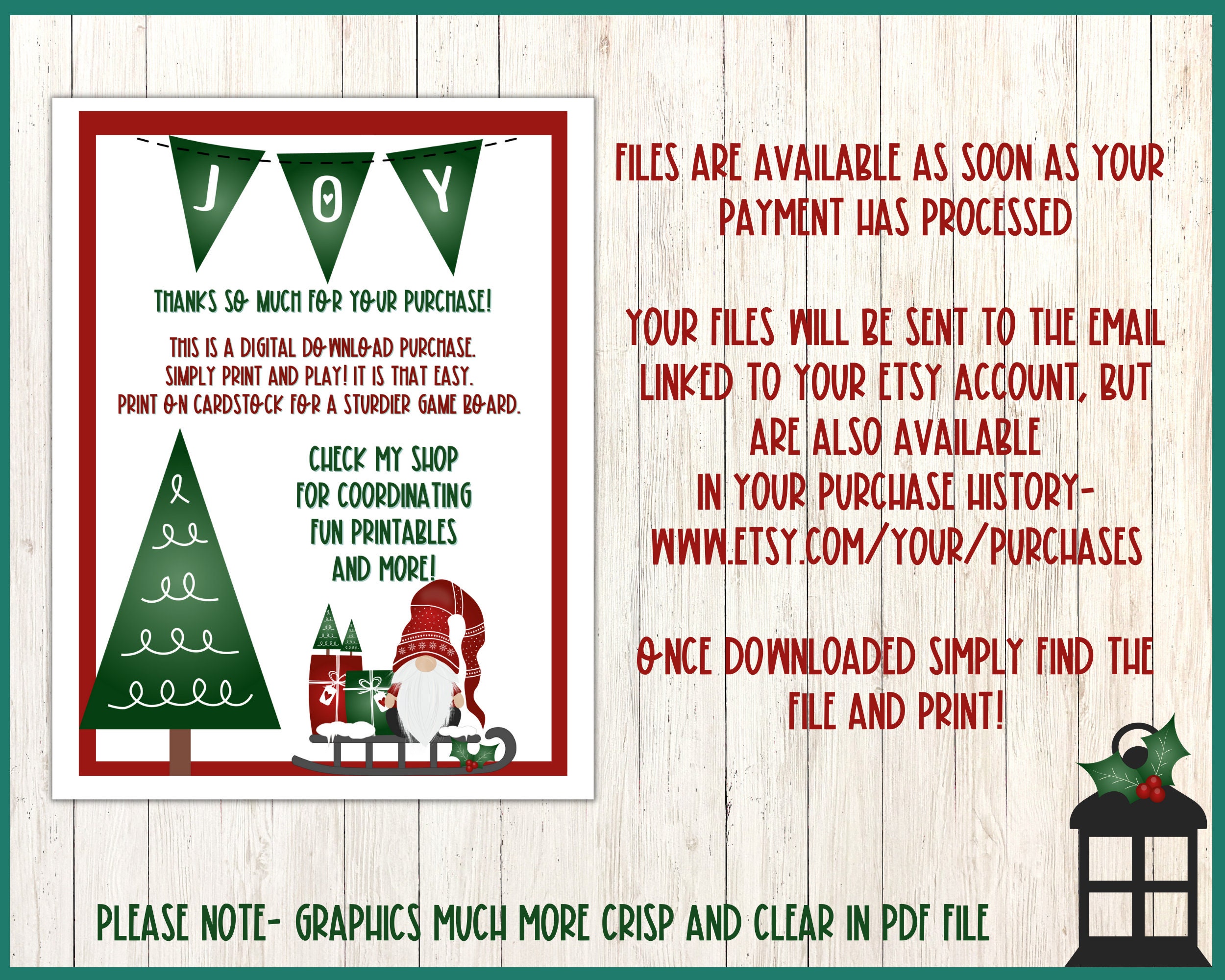 Christmas Stocking Stuffer Game Printable Scavenger Hunt Kid Holiday ...