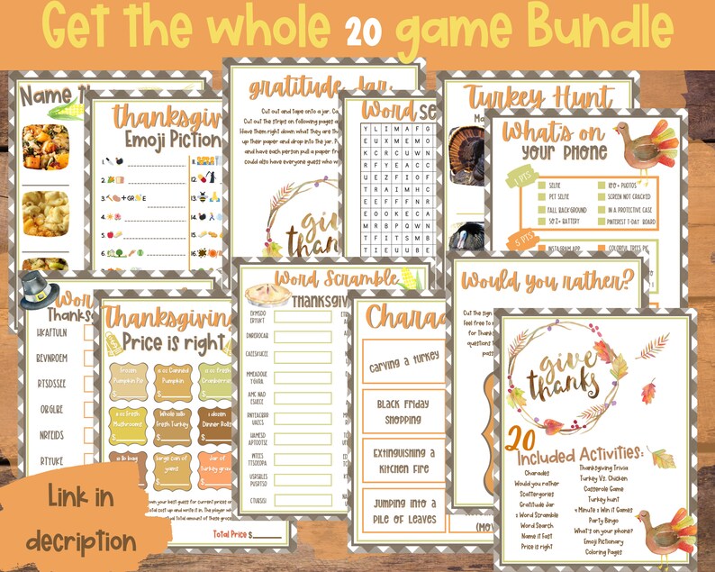 Thanksgiving Trivia Game | Thanksgiving Printable Games | Thanksgiving ...