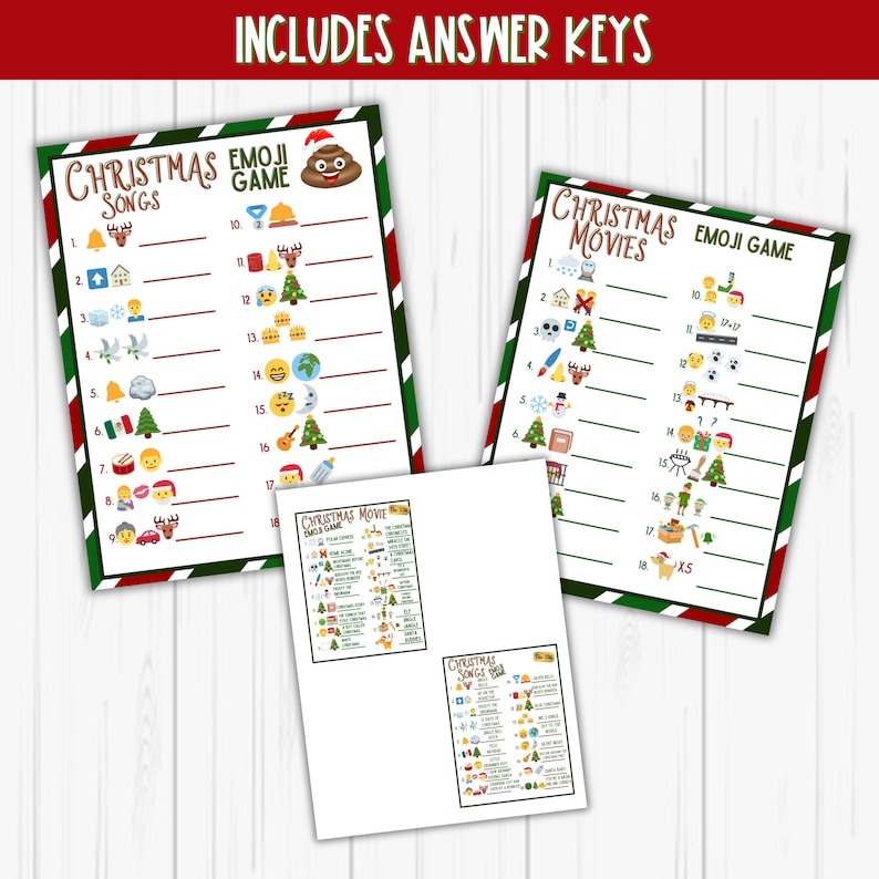 Christmas Emoji Game | Christmas Movie Trivia | Christmas Song Game ...