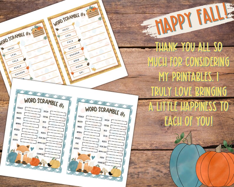 Fall Games, Autumn Games, Fun Party Games, Fall Printables, Autumn ...