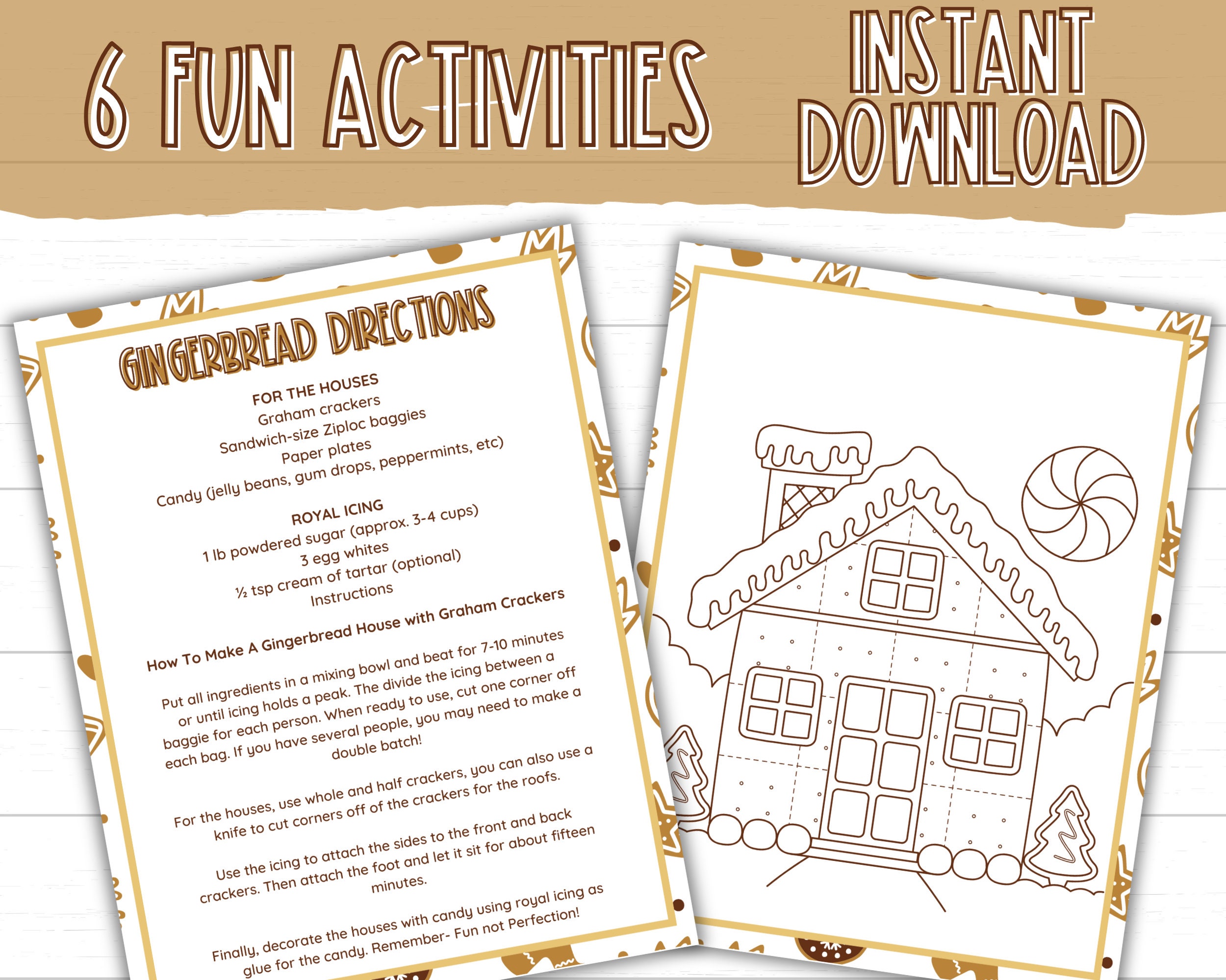 Gingerbread Activity Kids Gingerbread Game Gingerbread Man Gingerbread ...