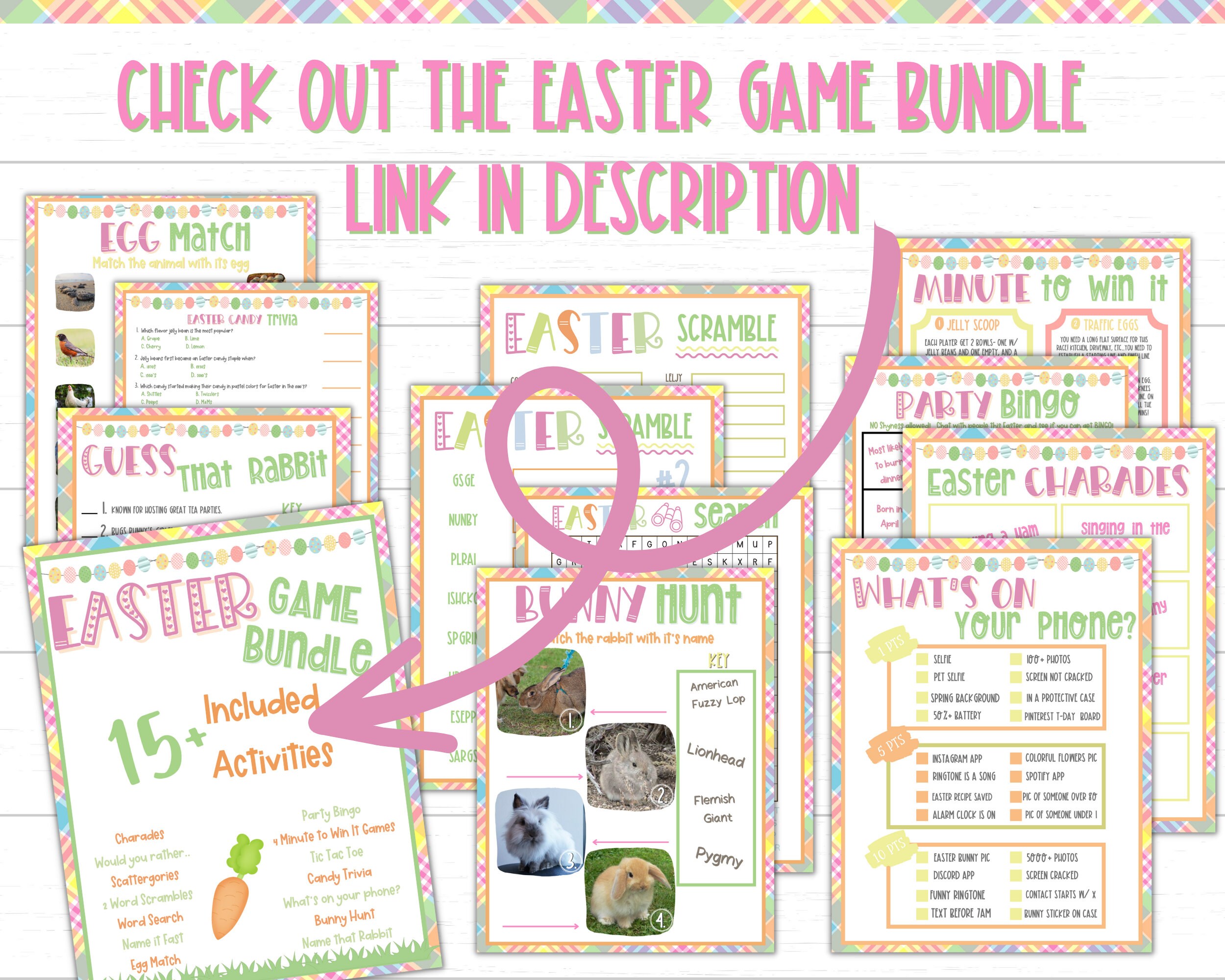 What's Your Bunny Name Printable Bunny Name Game Kids Easter Activities ...