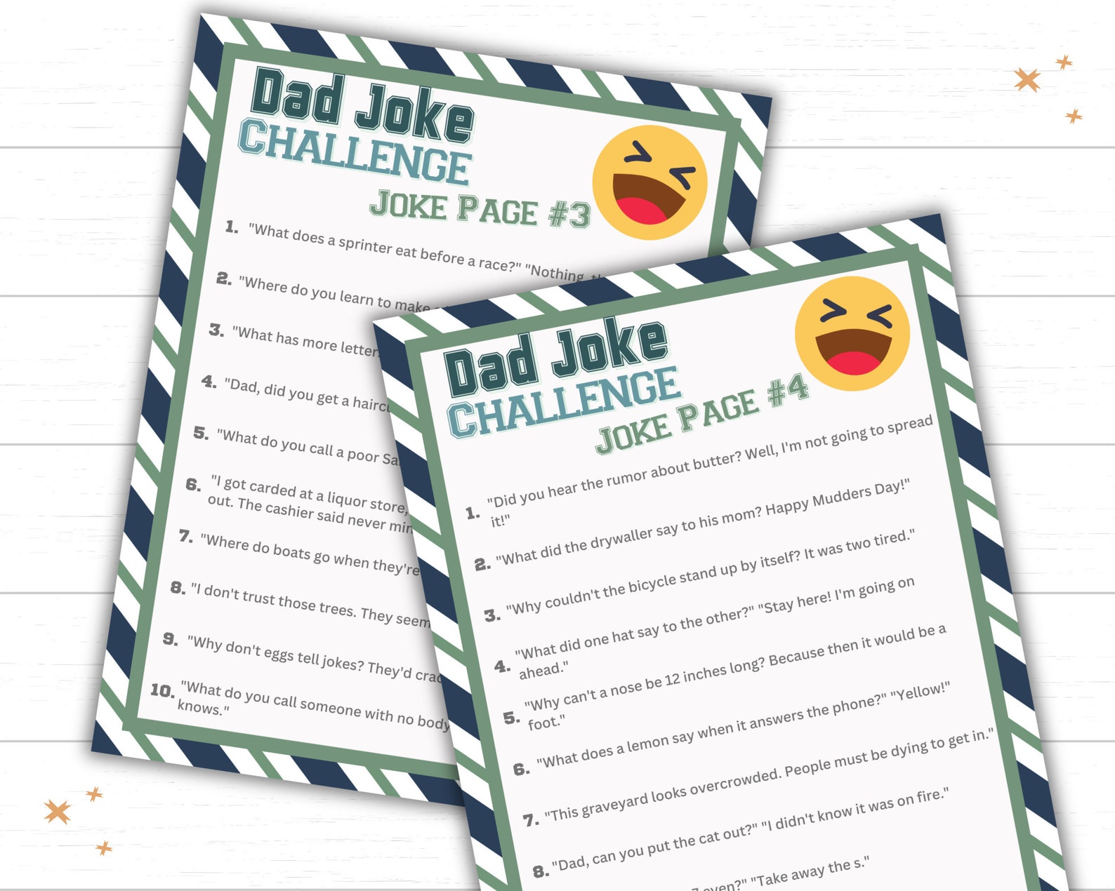 Father's Day Dad Joke Game | Printable Fathers Day Games | Dad Jokes ...