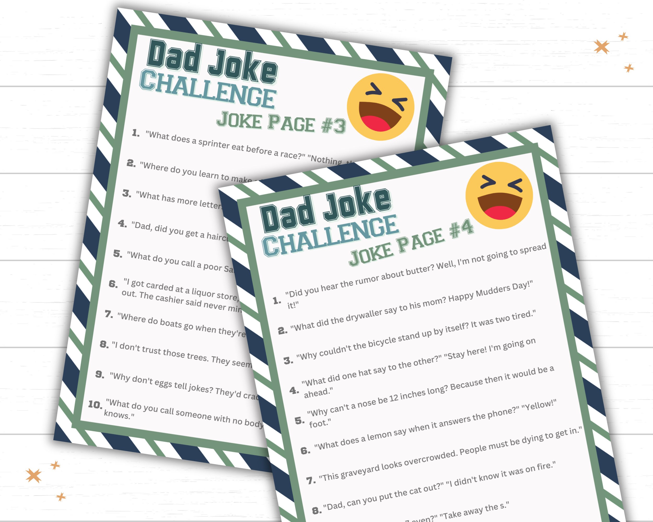 Father's Day Dad Joke Game | Printable Fathers Day Games | Dad Jokes ...