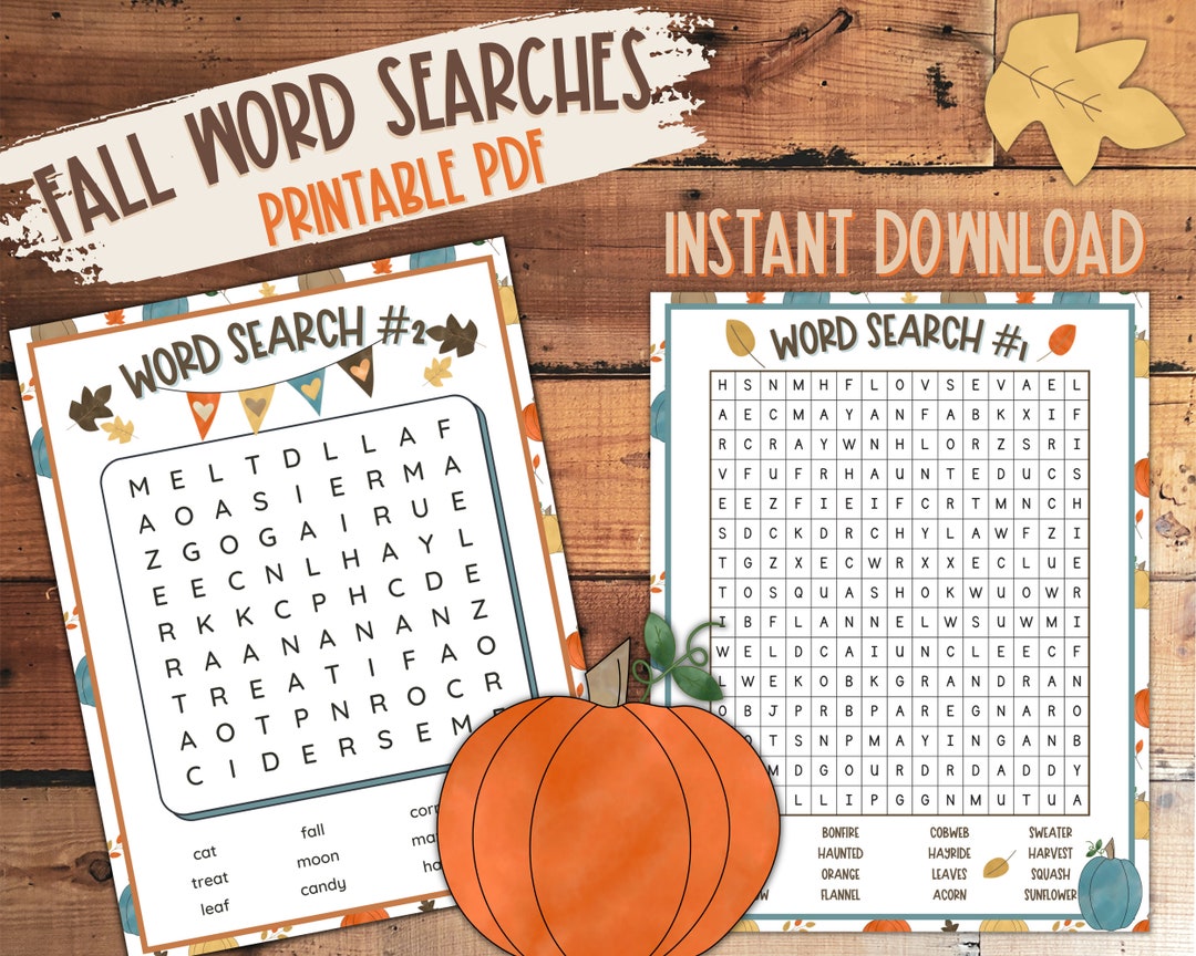 Fall Games, Autumn Games, Fun Party Games, Fall Printables, Autumn ...