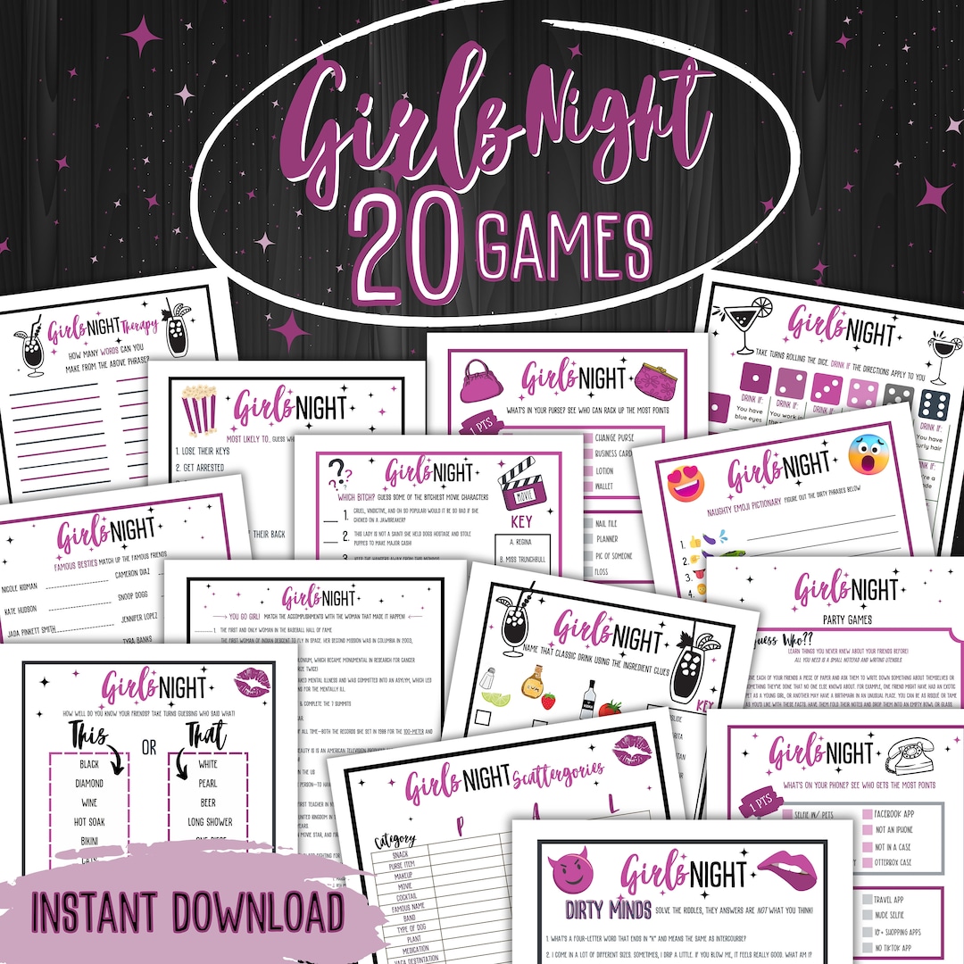 Girls Night Games | Girls Night Out | Ladies Night Games | Adult Games ...