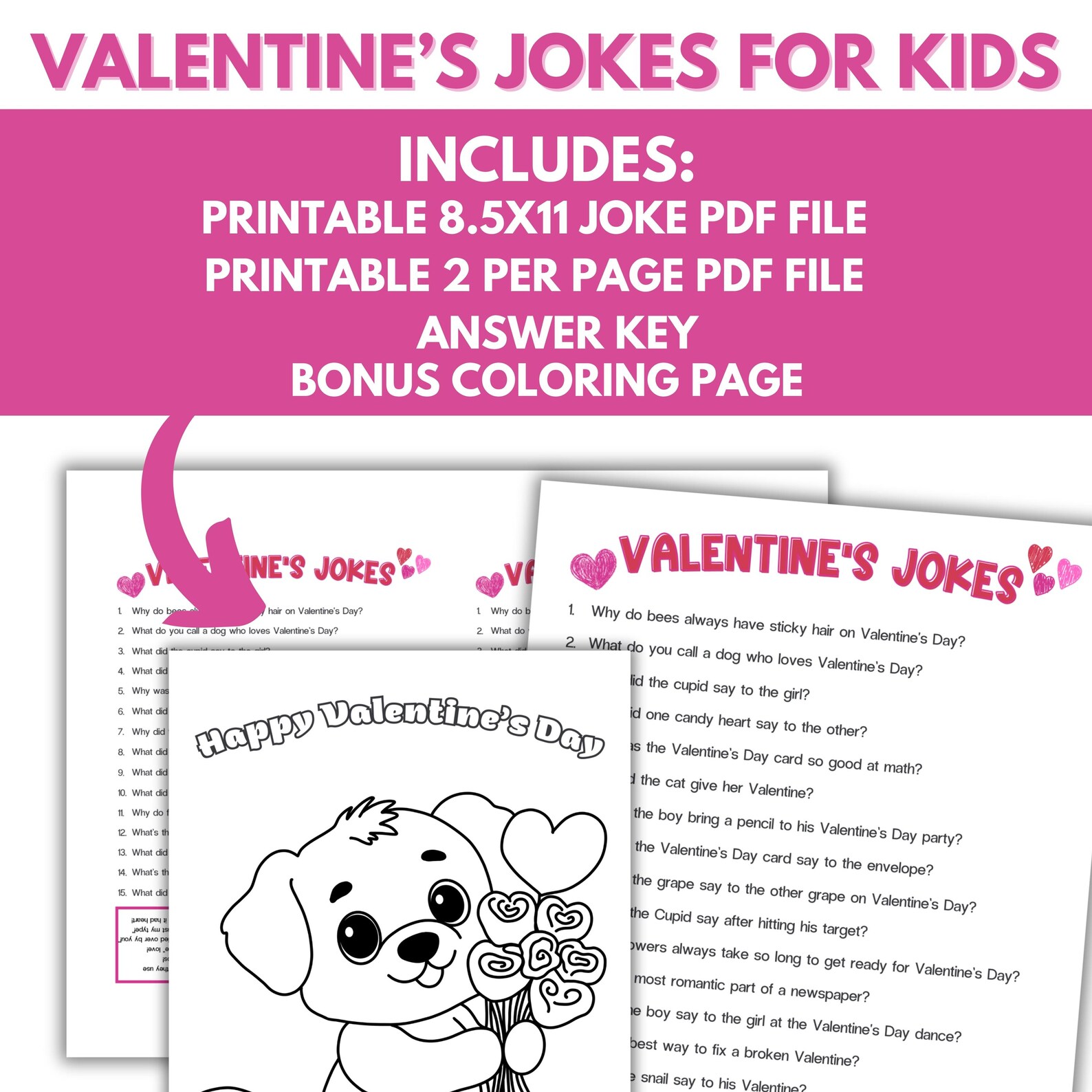 Valentines Day Jokes | Valentine's Jokes | Jokes for Kids | Classroom ...