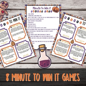 Kids Halloween Party Game, Halloween Party Games, Halloween Game Bundle ...