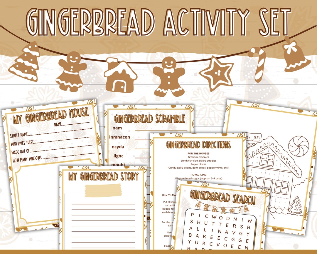Gingerbread Activity | Kids Gingerbread Game | Gingerbread Man ...
