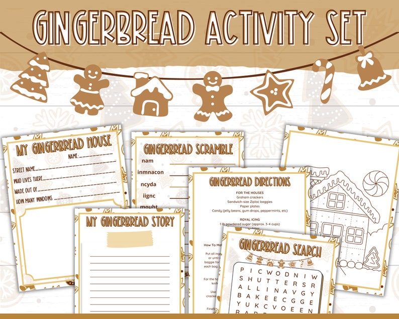 Gingerbread Activity | Kids Gingerbread Game | Gingerbread Man ...