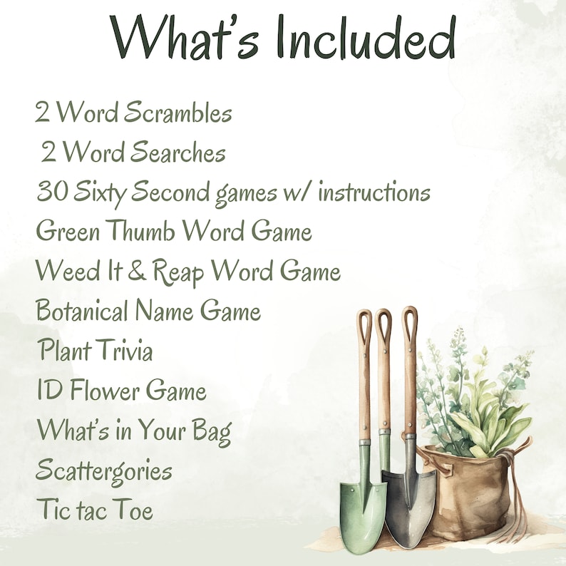 Garden Party Games | Spring Games | Garden Club | Gardeners Games ...
