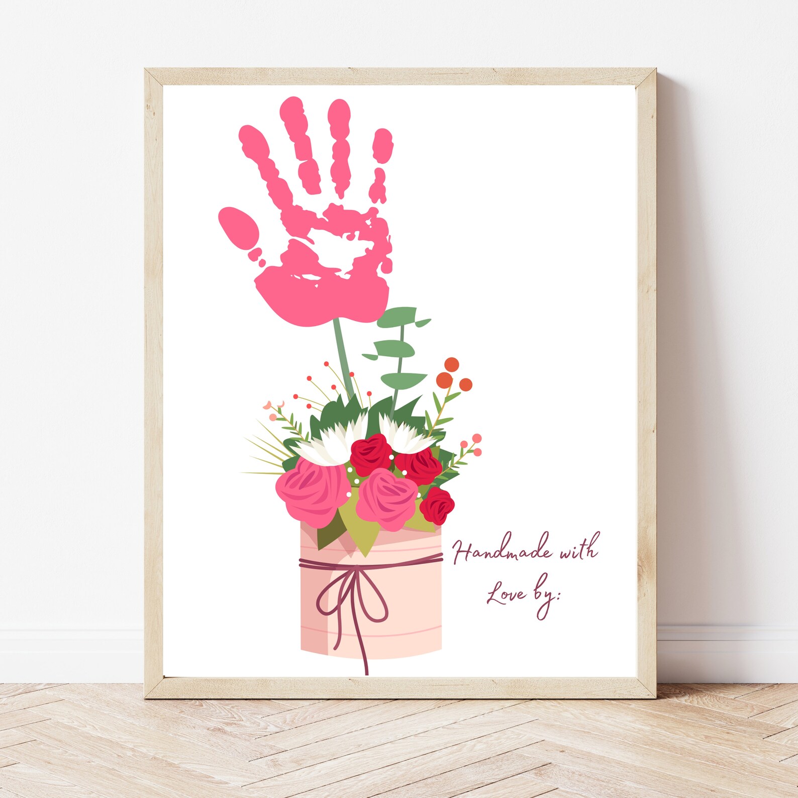 Mothers Day Handprint Printable Handprint Art Handprint Craft Handprint ...