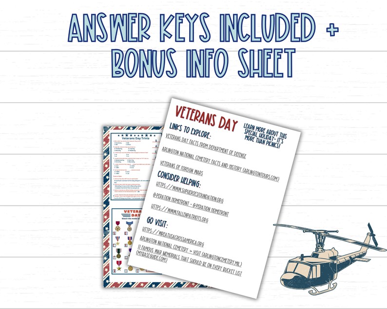 Veterans Day Games Trivia Games | Printable Veterans Day Military ...