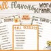 Fall Word Scramble Pack, Printable Word Scrambles, Fall Printable ...