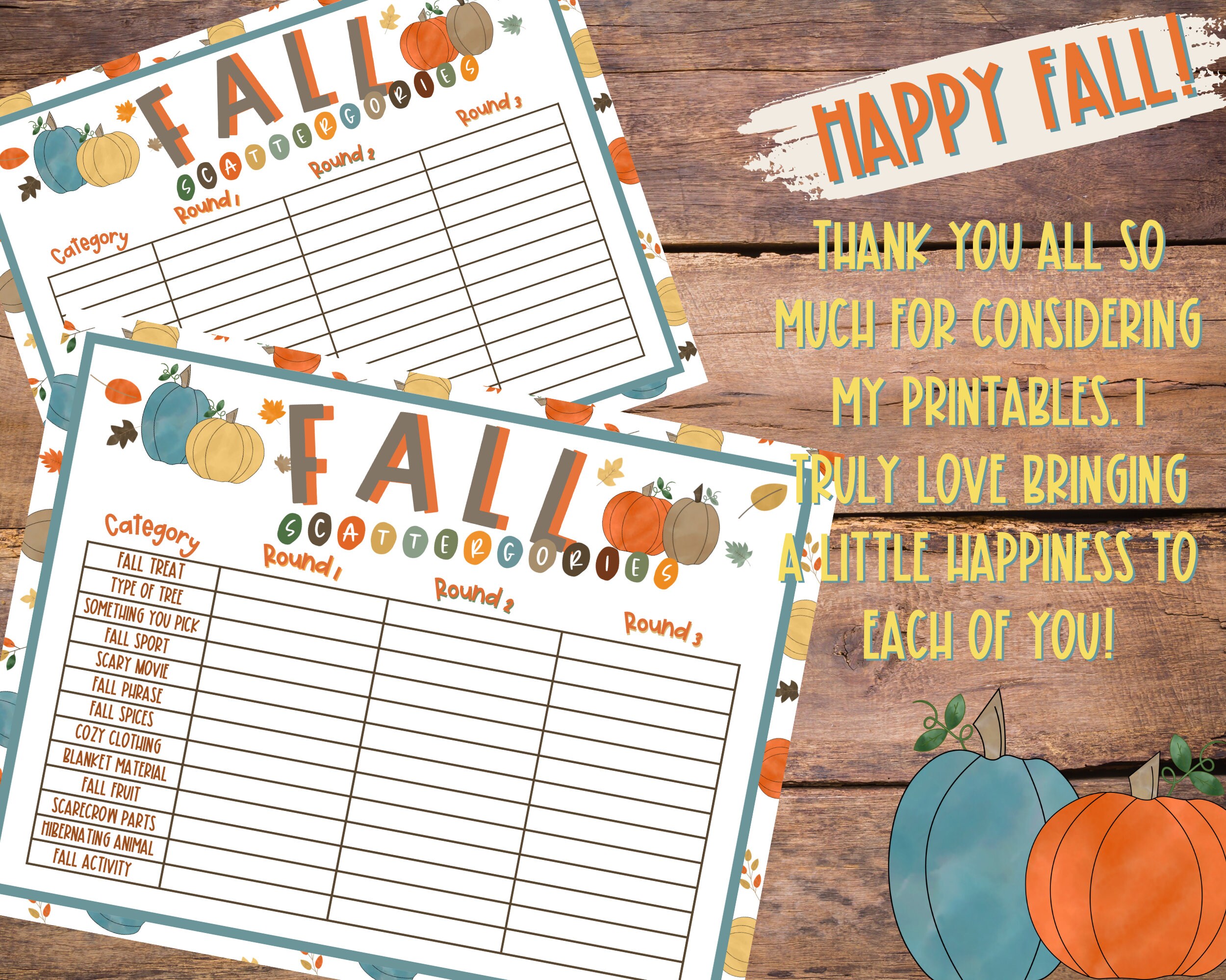Fall Games, Autumn Games, Fun Party Games, Fall Printables, Autumn ...