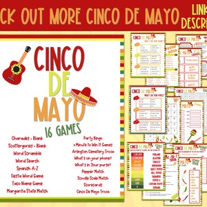 Cinco De Mayo Games | Cinco De Mayo Party Minute to Win It | Minute to ...