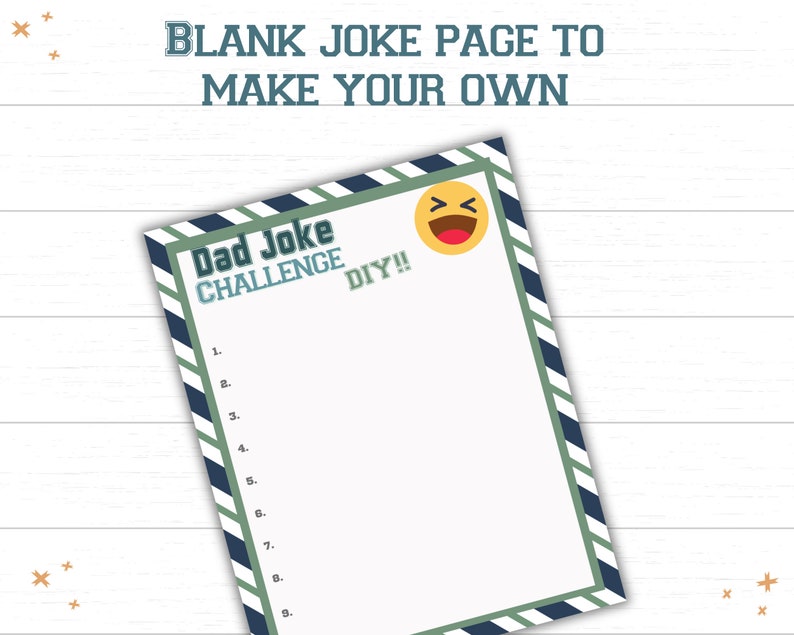 Father's Day Dad Joke Game | Printable Fathers Day Games | Dad Jokes ...