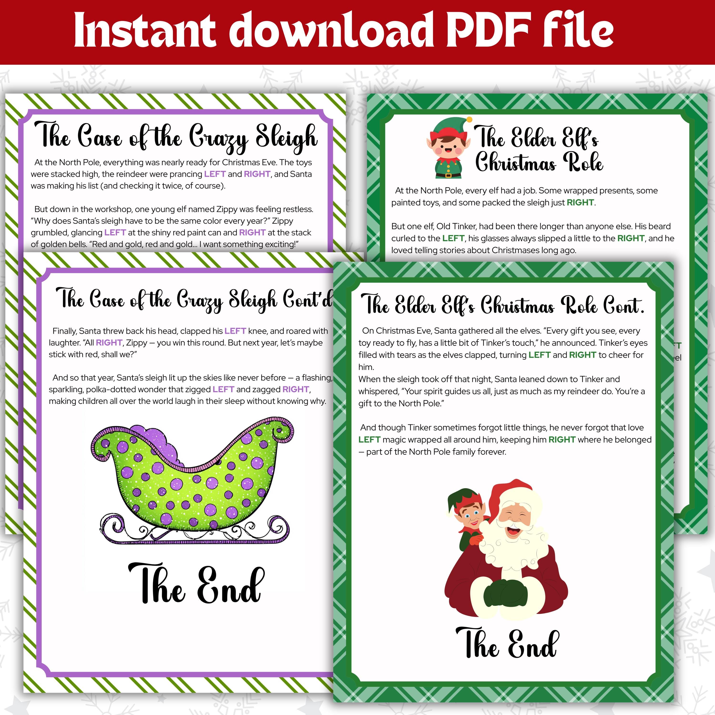 Pass the Prize, Christmas Gift Exchange Left Right Game for All Ages ...