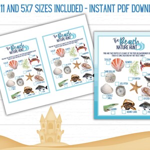 Beach Game Set | Printable Summer Beach Game Bundle | Kids Adults Teens ...