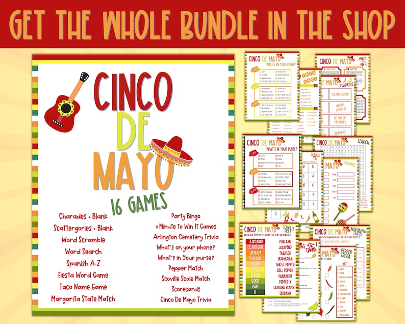 Cinco De Mayo Trivia | Cinco De Mayo Party Games | Hot Pepper Trivia ...
