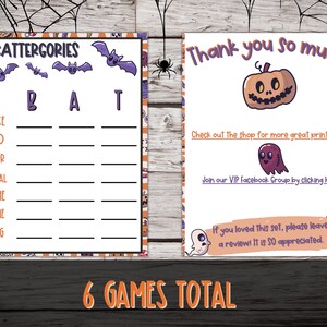 Kids Halloween Printables, Halloween Party Games, Halloween Game Bundle ...