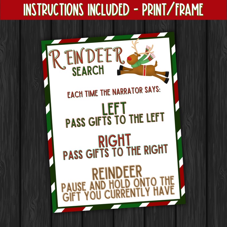 Left Right Game | Left Right Christmas Games | Christmas Exchange Game ...