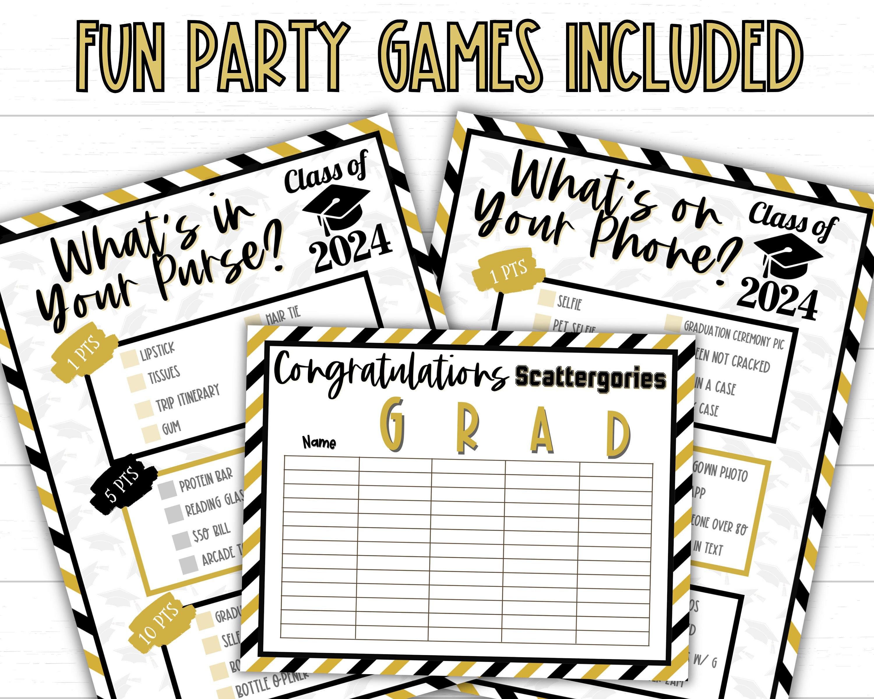 Graduation Games Graduation Party Games High School Graduation College ...