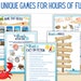 Beach Game Set | Printable Summer Beach Game Bundle | Kids Adults Teens ...