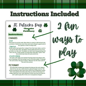 St Patricks Day Charades | Printable Charades Game | St Pattys ...