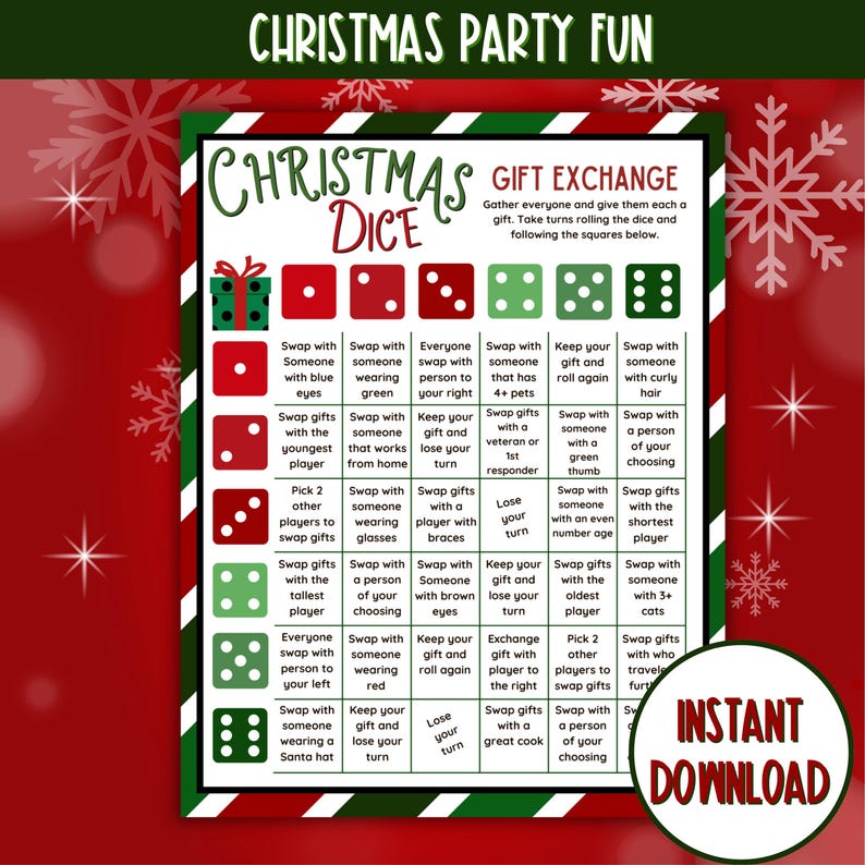 Christmas Office Party Games, Ice Breaker Games, Office Party Gift ...