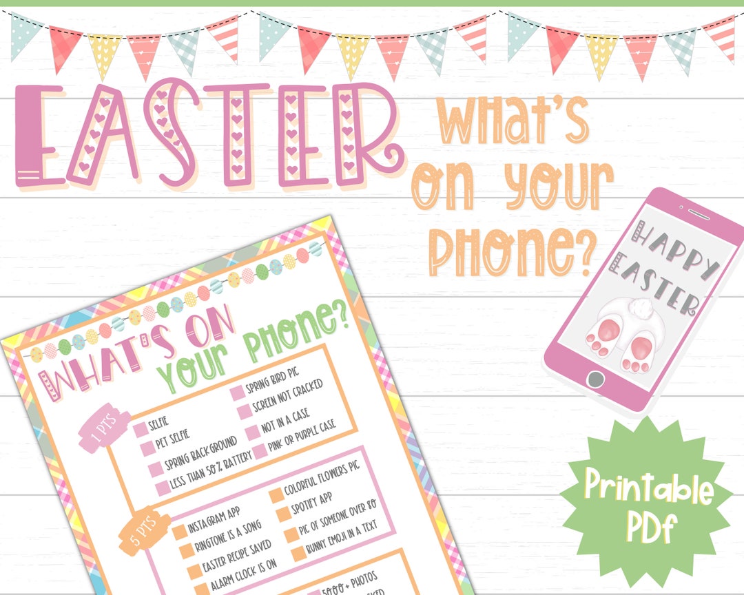 Easter Phone Game | Easter Teen Games | Easter Kids Games| Easter Whats ...