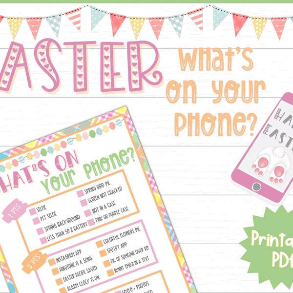 Whats on Your Phone Game - Etsy