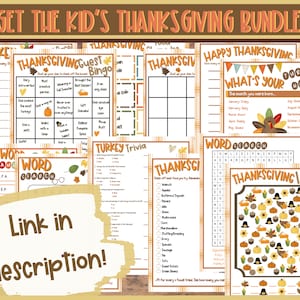 Thanksgiving Scavenger Hunt | Turkey Scavenger | Kids Thanksgiving ...