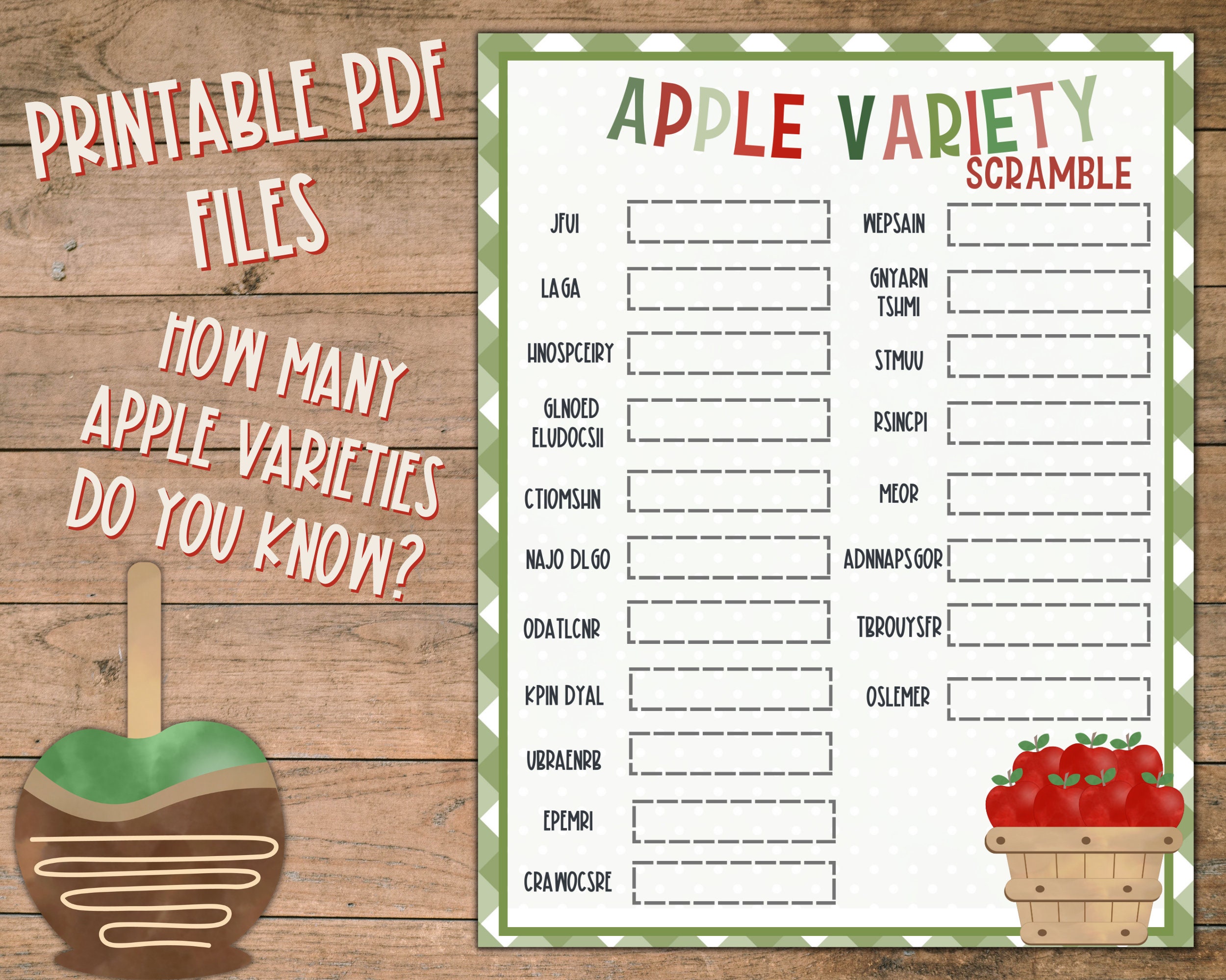 Fall Apple Games, Autumn Games, Fun Party Games, Fall Printable, Autumn ...