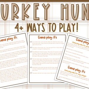 Thanksgiving Scavenger Hunt | Turkey Scavenger | Kids Thanksgiving ...