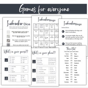 Team Building Games | Icebreaker Game | Team Building Game Set | 35 ...