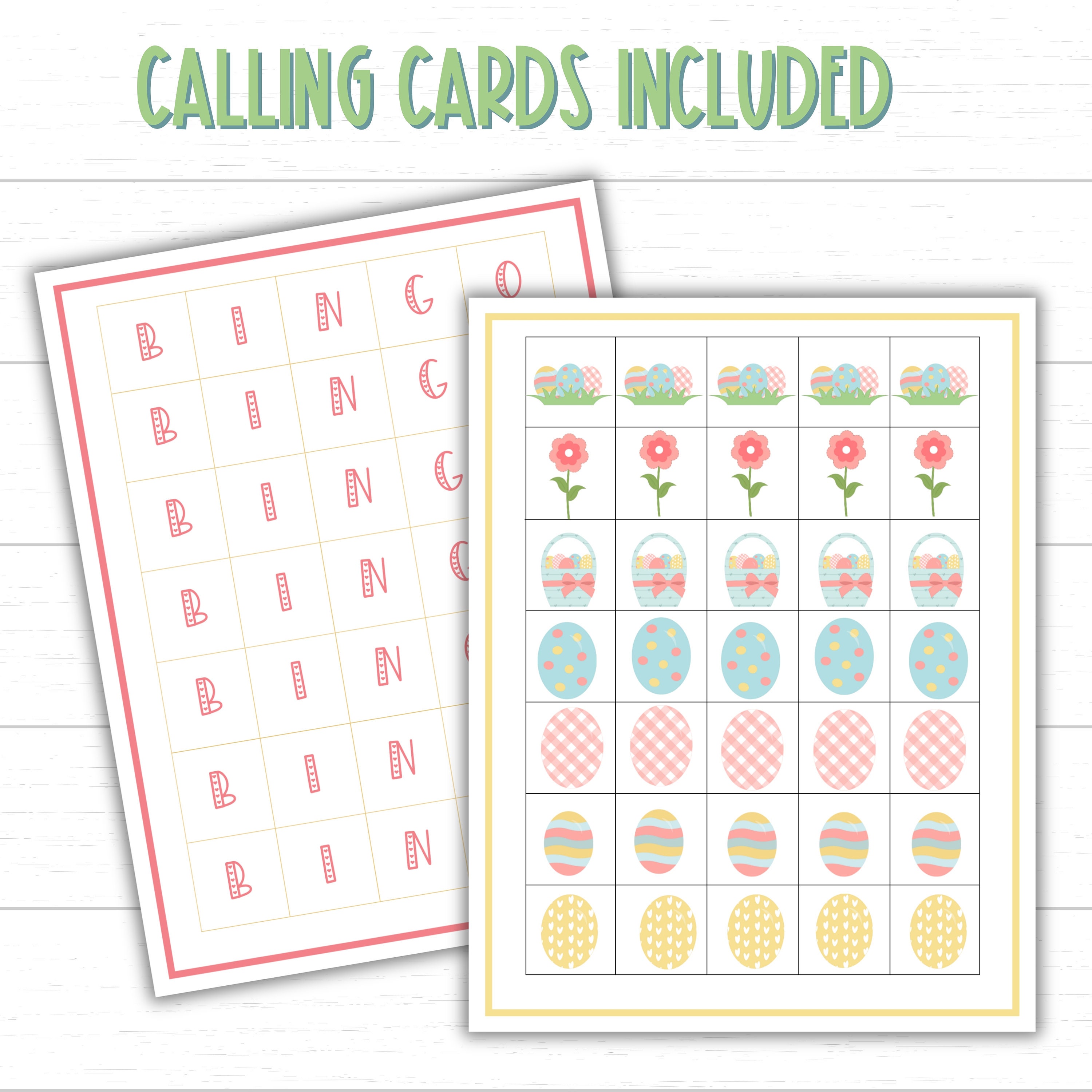 Easter Bingo 30 Bingo Cards Easter Activity Easter Game Printable Bingo ...