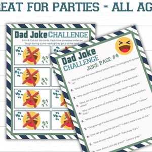 Father's Day Dad Joke Game | Printable Fathers Day Games | Dad Jokes ...