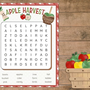 Fall Apple Games, Autumn Games, Fun Party Games, Fall Printable, Autumn ...