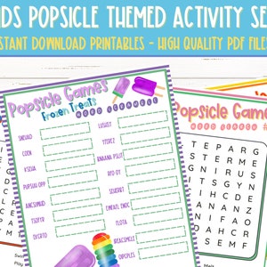 Kids Summer Activity Set | Kids Summer Games | Kid's Summer | Summer ...