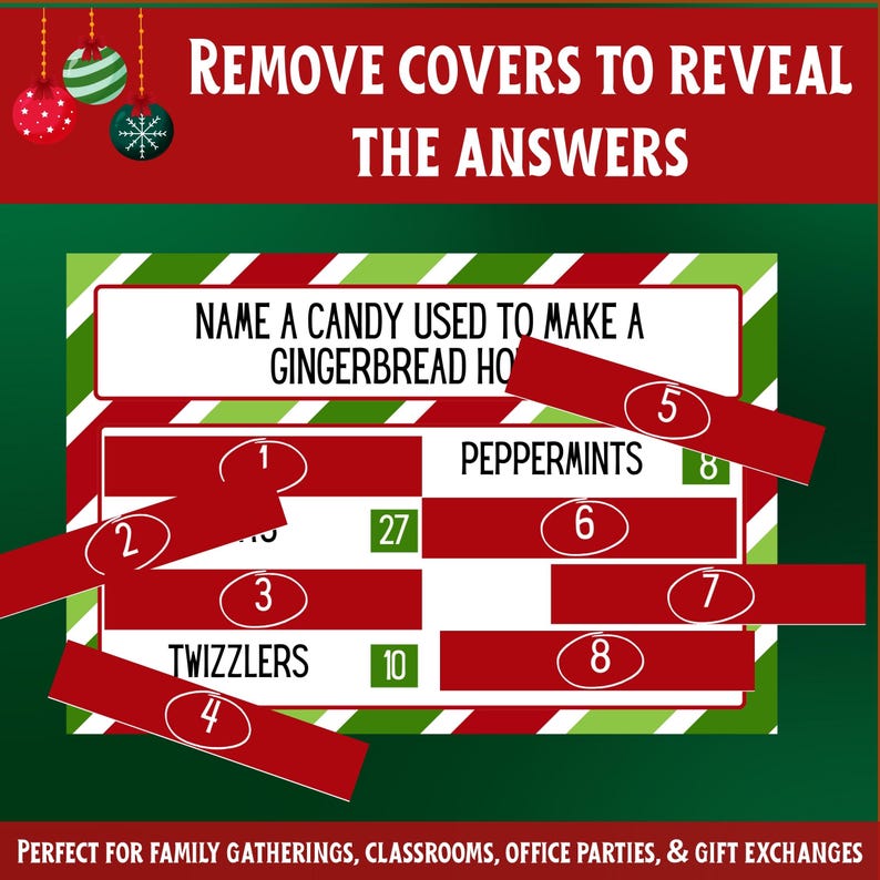 Christmas Family Feud MEGA Bundle, Friendly Feud Printable, Christmas ...