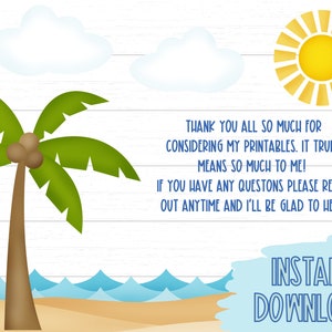 Beach Phone Game | Printable Summer Phone Game | Kid | Teen | What's on ...