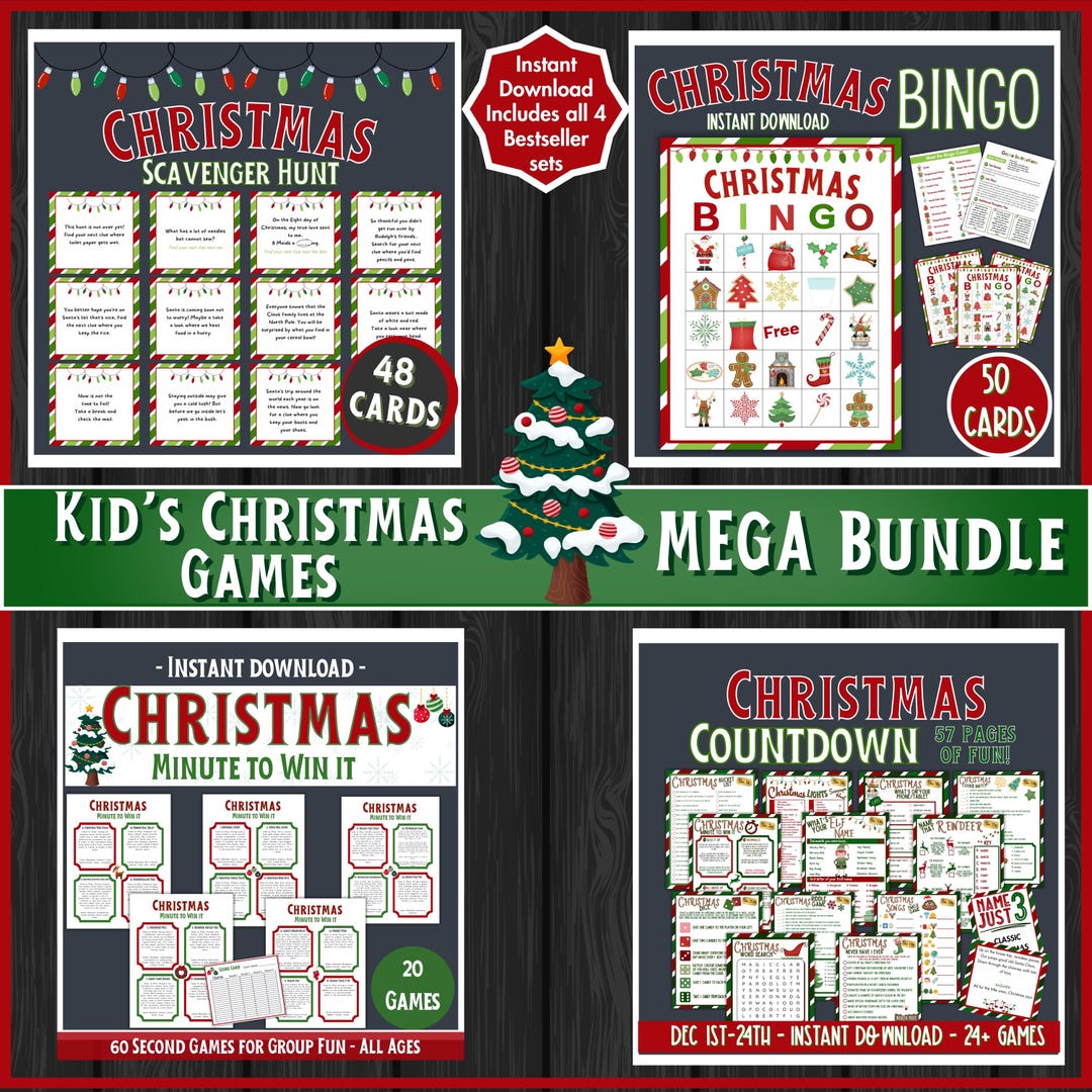 Kids Christmas Mega Bundle | Family Christmas Bundle | Mega Christmas ...