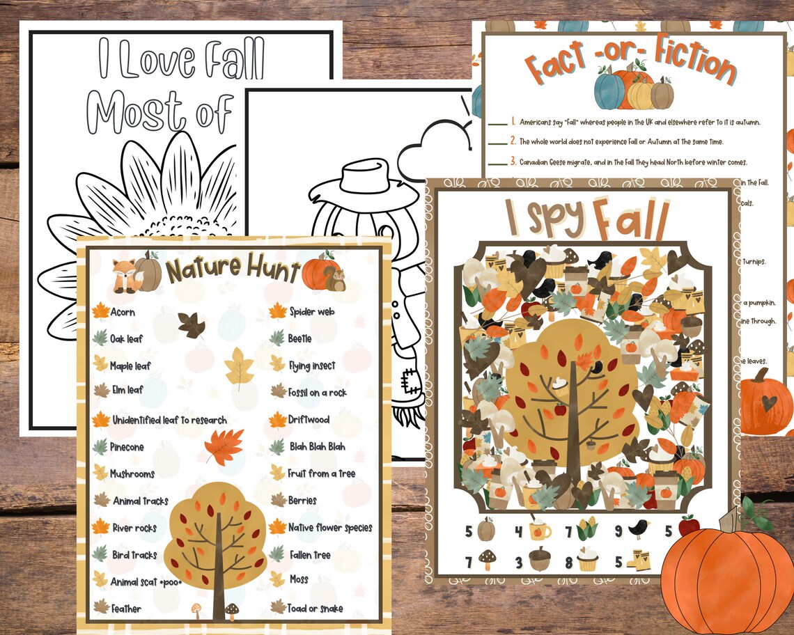 Fall Games, Autumn Games, Fun Party Games, Fall Printables, Autumn ...
