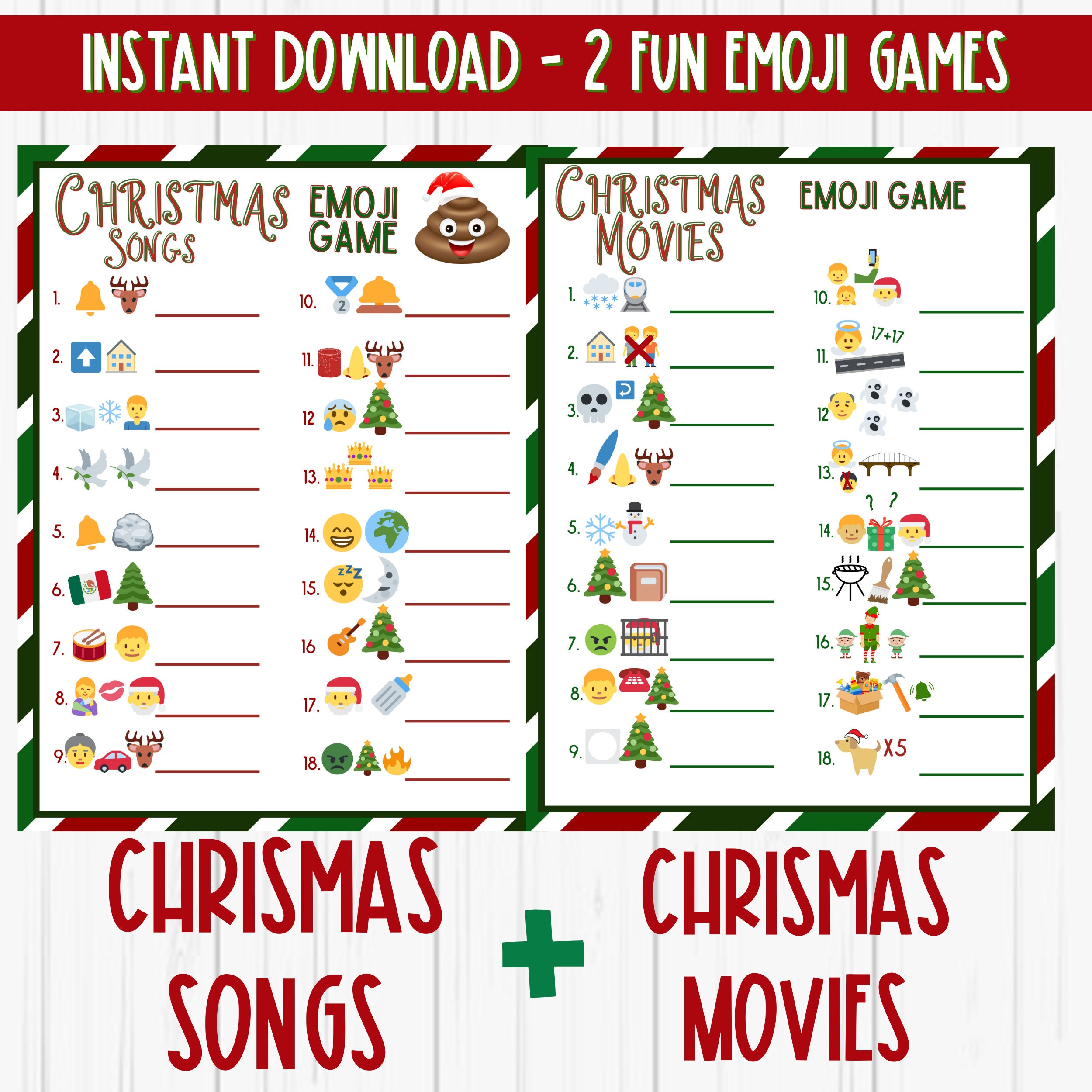 Christmas Emoji Game | Christmas Movie Trivia | Christmas Song Game ...